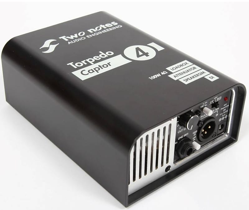 Two Notes Torpedo Captor 4 ohm Load Box Attenuator/Analog Cab | Reverb