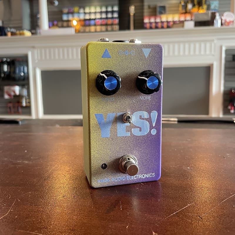 Mask Audio Electronics YES! Fuzz - One Off Lakers Finish | Reverb