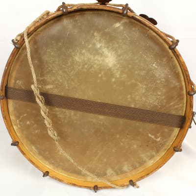 WWI Era Nokes & Nicolai Rope Tension Snare Drum 16" x 15" | Reverb