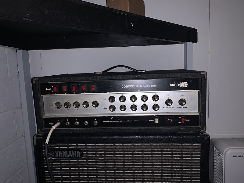 Sunn Concert PA 200W RMS bass/guitar head | Reverb