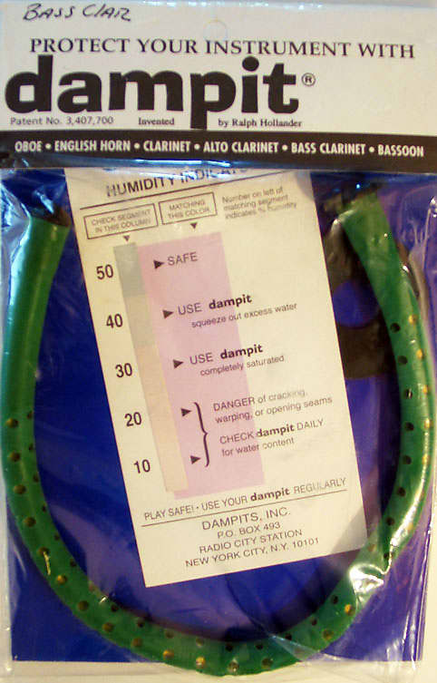 Dampit Bass Clarinet/Bassoon (Wing Joint) Humidifier | Reverb