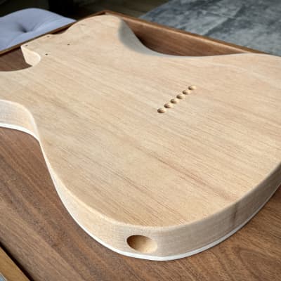 Chambered Telecaster Body - Voronoi Chambers - Curly Maple on | Reverb