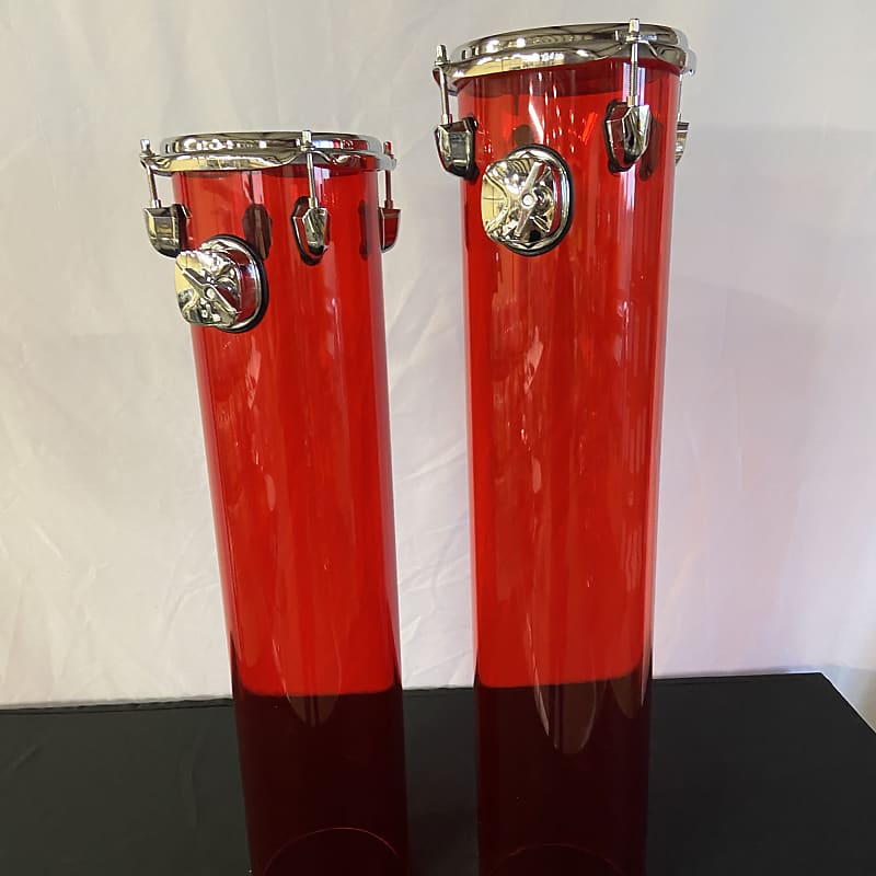 RL Drums Octobans 2023 - Red acrylic | Reverb