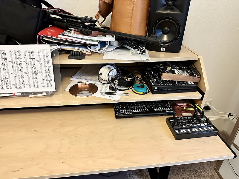 Custom Music Desk with Custom Legs | Reverb