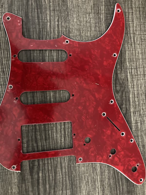 Mighty Mite Fender Stratocaster 2d 1h pickguard 2017 - Bright | Reverb