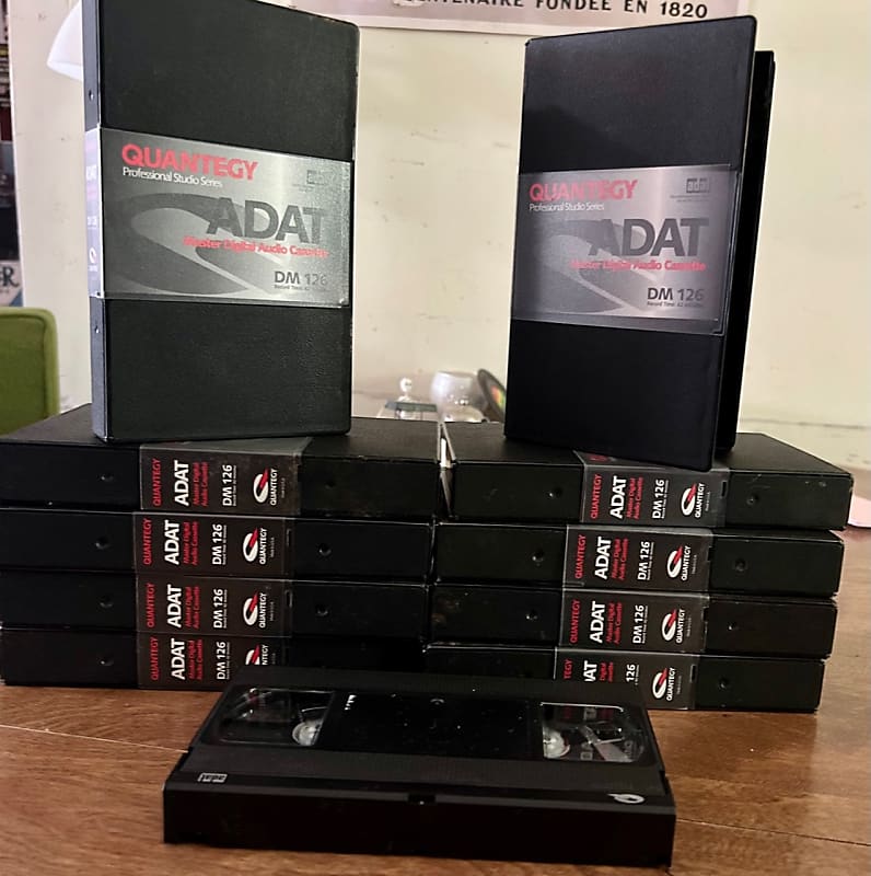 Ten (10) Used QUANTEGY Professional Studio Series ADAT Tapes | Reverb