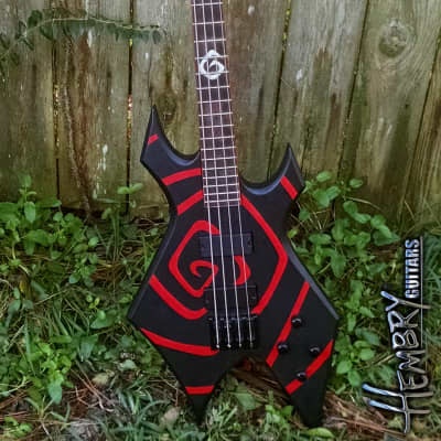 B.C. Rich Vortex Signature 4 string Warlock 2010 flat | Reverb
