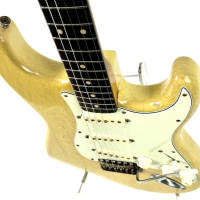 1961 Fender Stratocaster Body Blond Refinish Slab Board Pre | Reverb