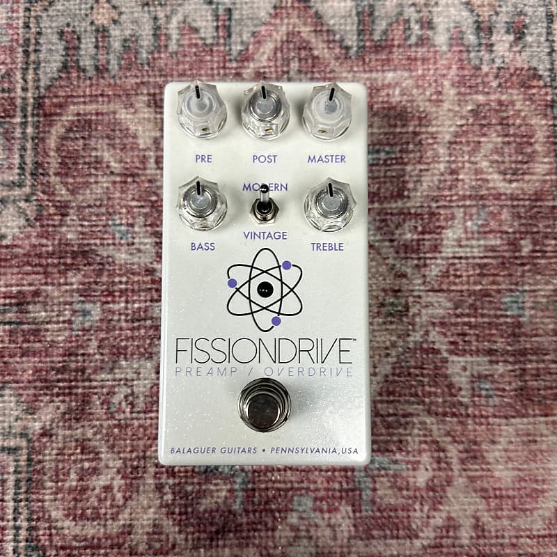Balaguer Fission Drive White Overdrive/Distortion | Reverb