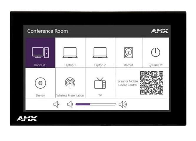 AMX NT-SD-701 7" N-Touch Wall Mount Touch Panel | Reverb