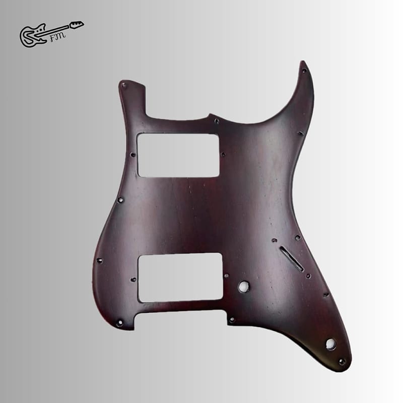 Maple Wood 5 Custom Wooden Strat Style Pickguard HH | Reverb