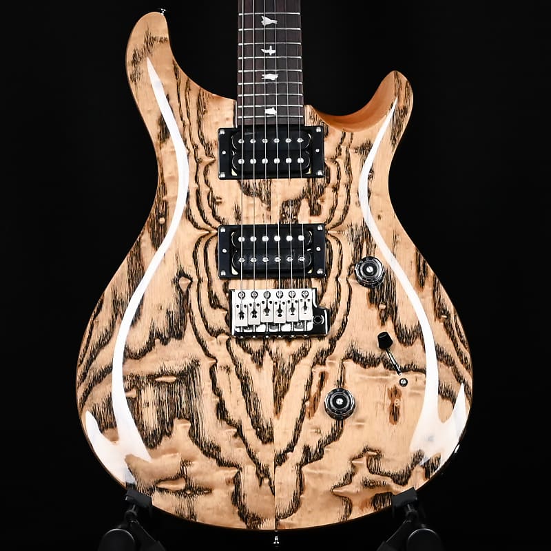 PRS SE Custom 24 Burled Ash Limited Edition- Natural 2025 | Reverb