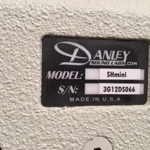 Danley Sound Labs SH Mini Full Range Loud Speakers | Reverb