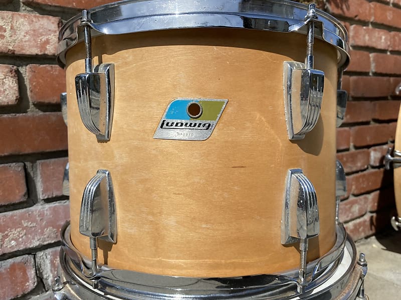 Rare Ludwig 13” 3-Ply Rack Tom 1970s - Thermoglass Natural | Reverb