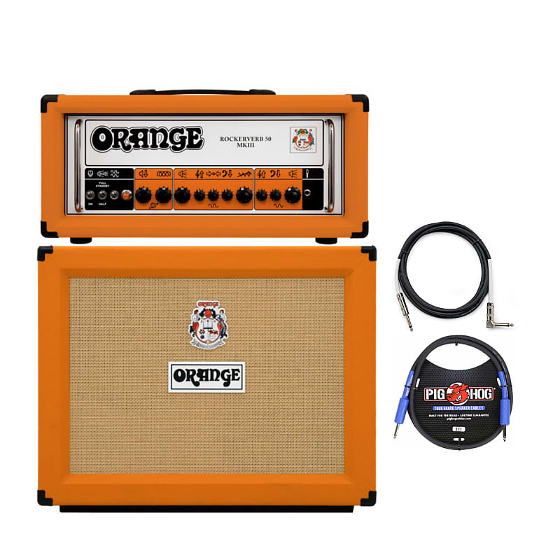 Orange Amps Rockerverb 50 MKIII Tube Amp Head with PPC212OB | Reverb