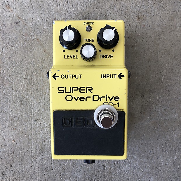 Boss Super Overdrive SD-1 (true bypass mod) | Reverb