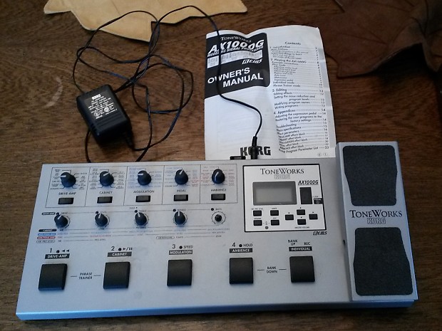 Korg ToneWorks AX1000G | Reverb