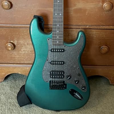 Squier HSS Bullet Strat - Sherwood Green | Reverb