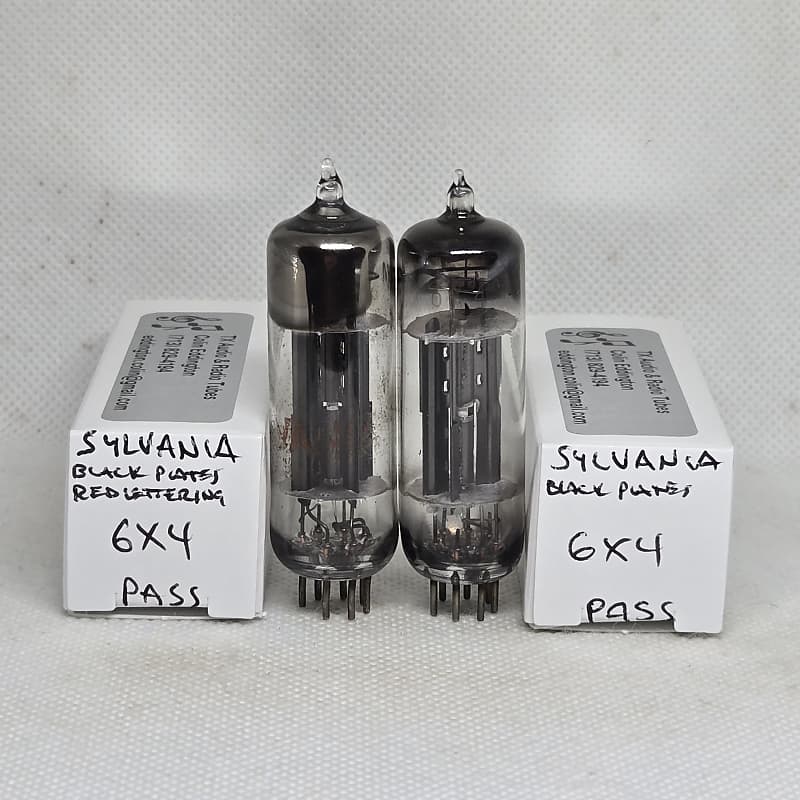 Sylvania 6X4 Matched Pair NOS Rectifier 6X4 EZ90 | Reverb