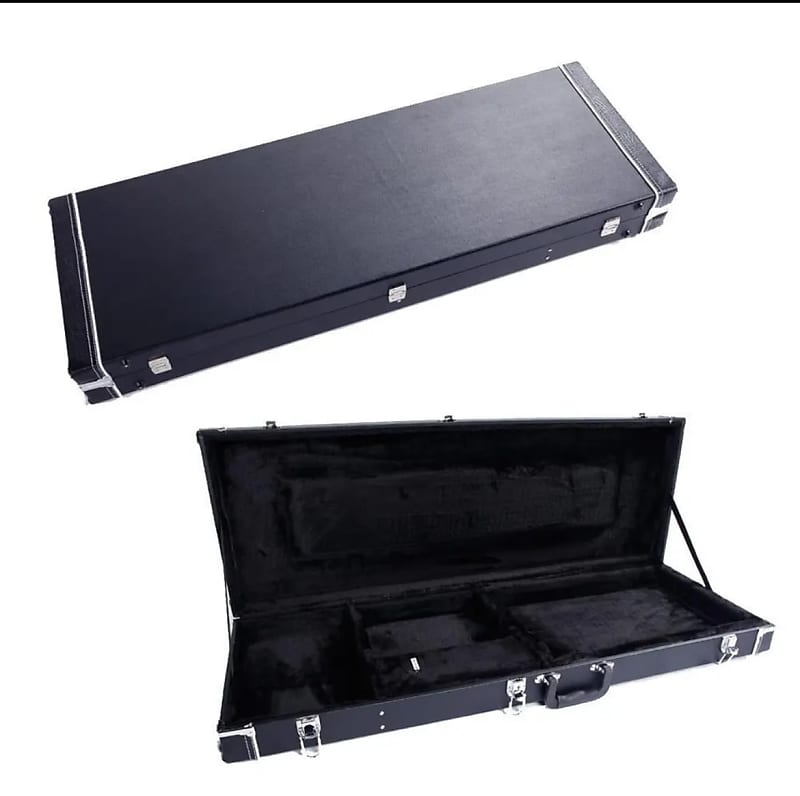 Universal Square Electric Guitar Hard Case Wooden Shell | Reverb