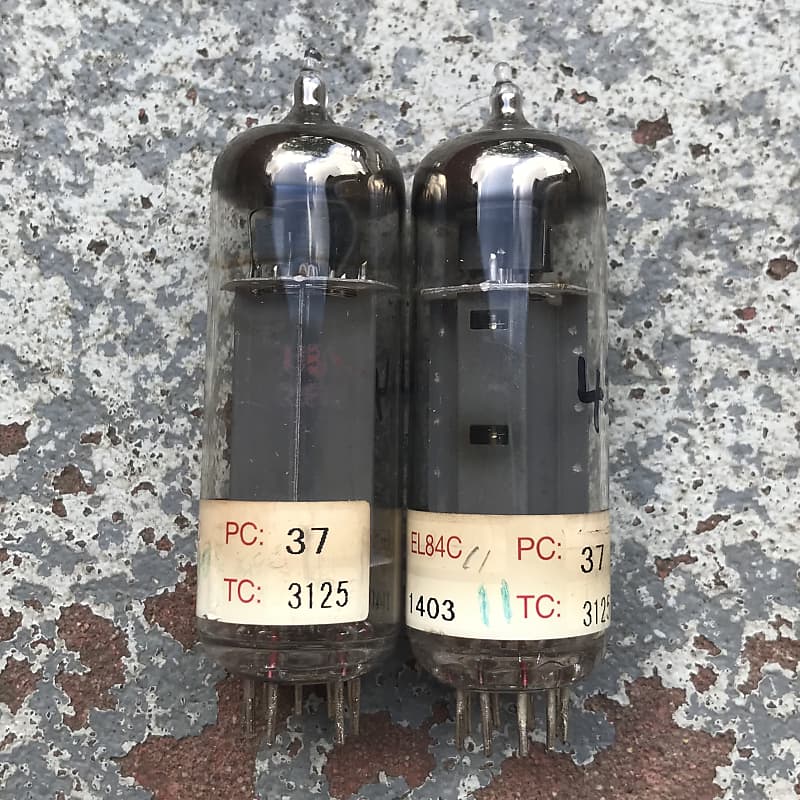 2x Matching RUBY TUBES EL84 / 6BQ5 output valves / tubes - | Reverb