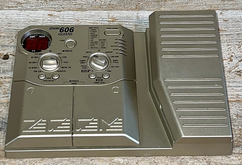 Zoom 606 Guitar Multi-Effect Pedal, Killer Effects at a Kind | Reverb
