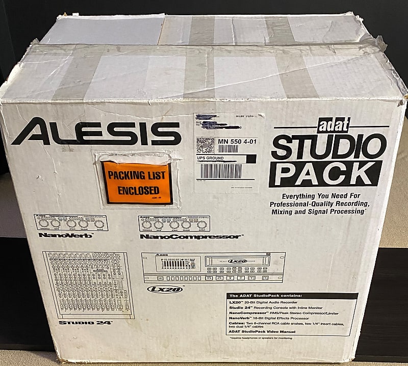 Alesis ADAT "StudioPack" w/LX20, Studio 24 Mixer, Nanoverb, | Reverb