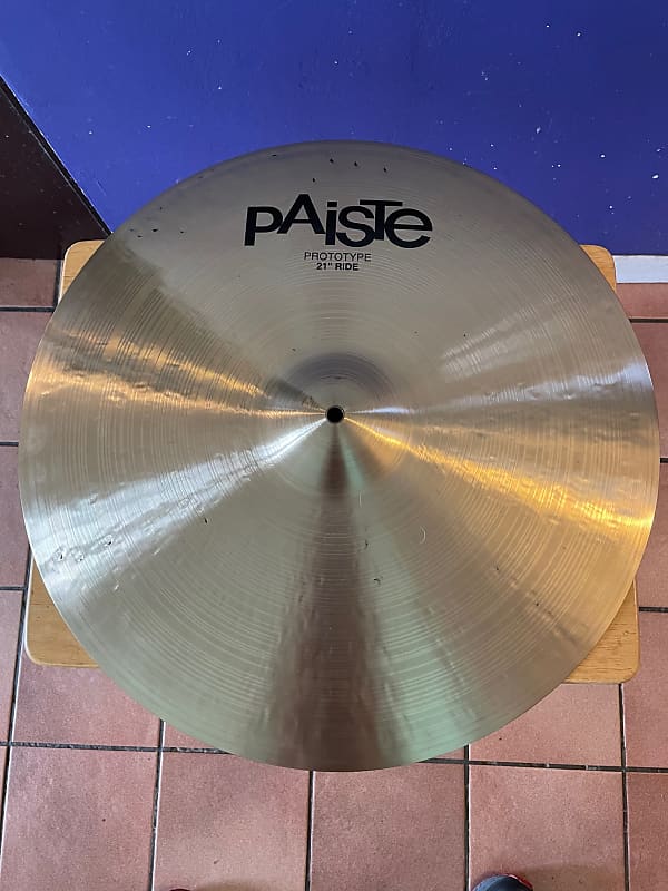 Paiste Masters 21" Prototype Ride Cymbal 20/22 B20 Alloy 2855 | Reverb