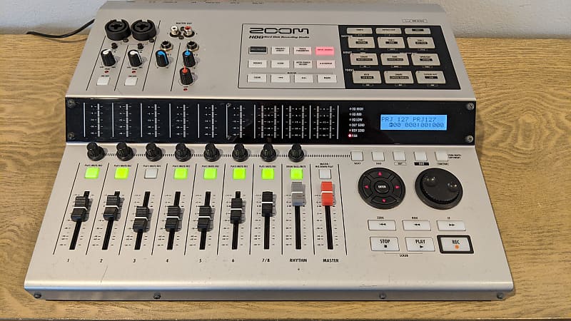 Zoom HD8 Hard Disk Recorder / Mixer / CD Burner with Power | Reverb