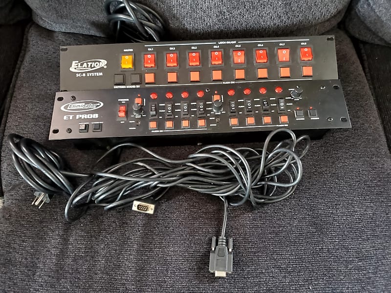Elation Sc8 System & Eliminator Et Pro8 Lighting DJ Switch | Reverb