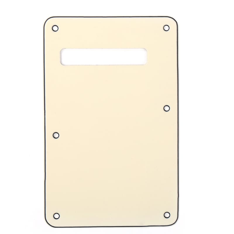 Brio Modern Style Back Plate Tremolo Cover 3 ply - US/Mexican | Reverb
