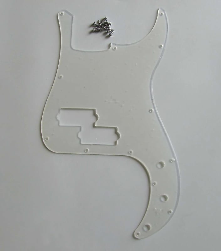 Transparent Clear Precision Bass Style Pickguard | Reverb Australia
