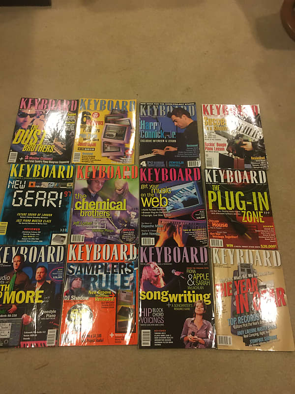Keyboard Magazine 1997 - All Issues; Jan-Dec. | Reverb
