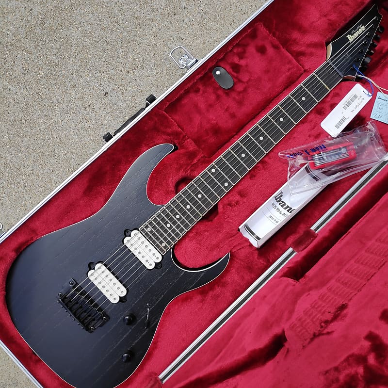 Ibanez RGR752AHBFWK prestige 7 strings black | Reverb