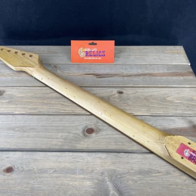 Real Life Relics Strat® Neck Aged Maple Rosewood RLR-STMR #4 | Reverb