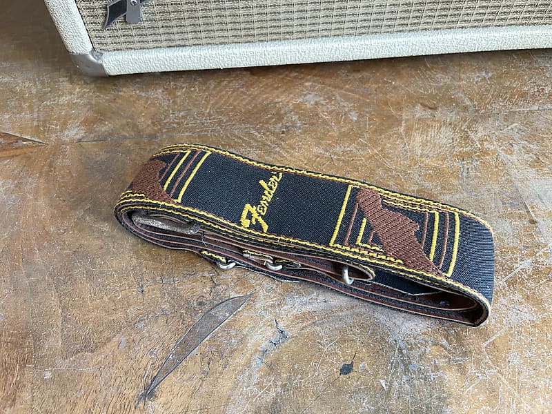 Vintage 70‘s Fender Monogram Strap for Stratocaster | Reverb