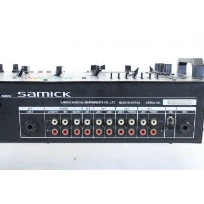 Samick - SD 4000 - 4 Channel Stereo Disco Mixer | Reverb