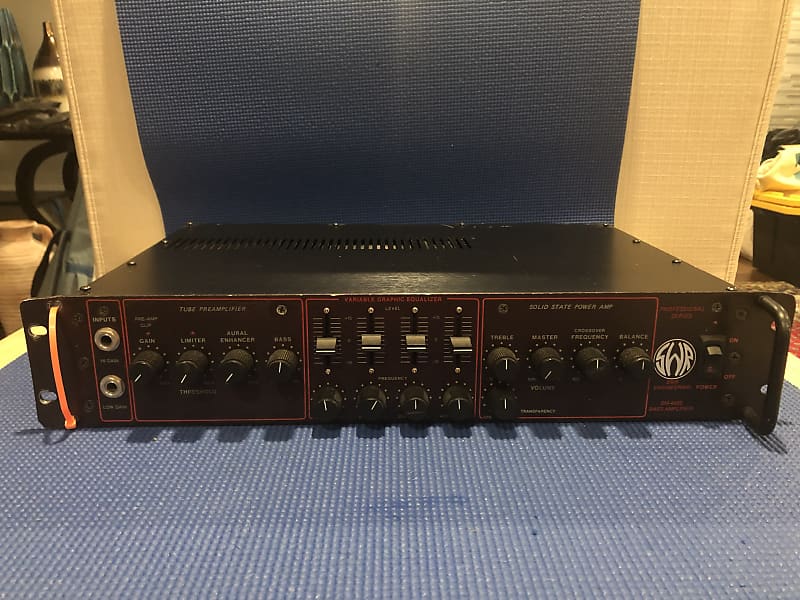 SWR SM-400S Mid-late 1980s - Black Metal | Reverb