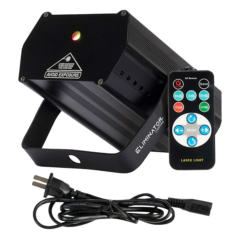 Eliminator Lighting Micro Galaxian Three Green & Red Laser | Reverb