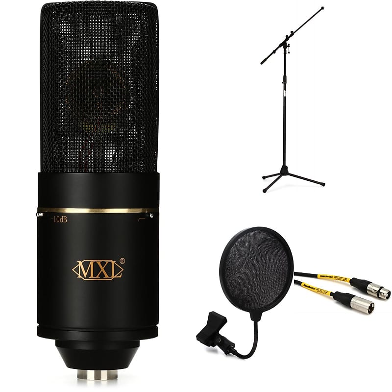 MXL 770X Multi-pattern Condenser Microphone Bundle with Boom | Reverb