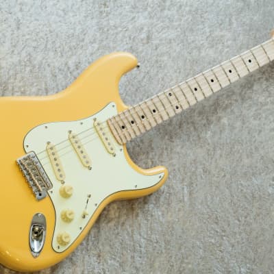 Schecter PS-ST-DH-SC "Scalloped Fingerboard" -Yellow White- | Reverb