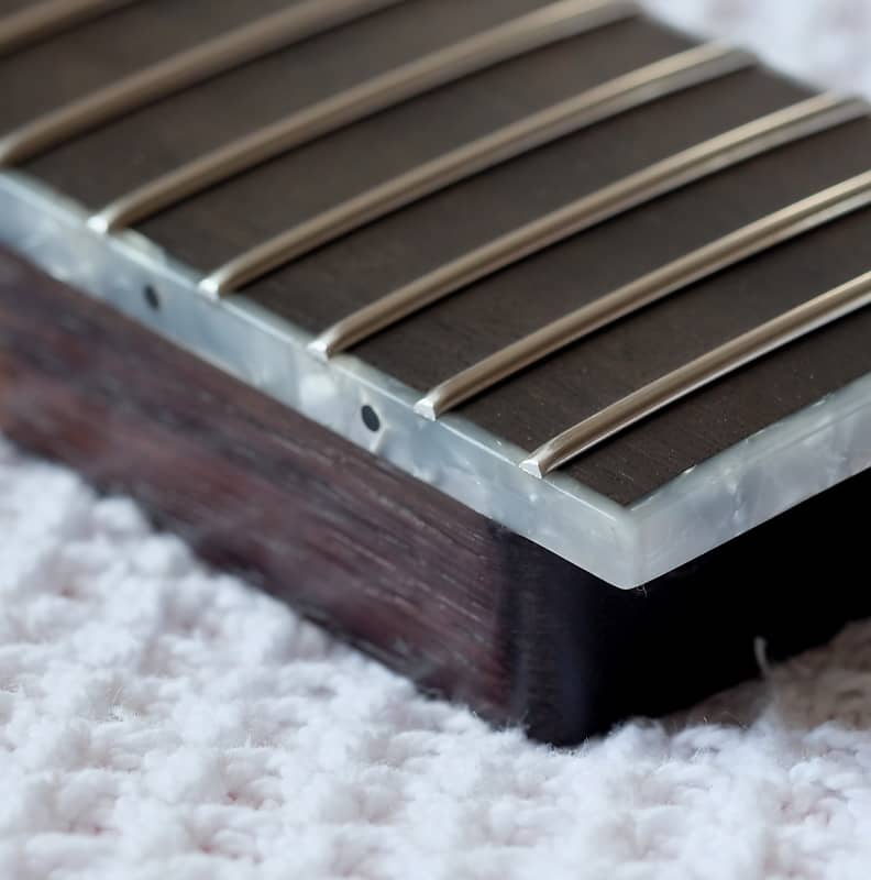 Warmoth Rosewood and Ebony Neck Ebony Headstock Veneer | Reverb UK