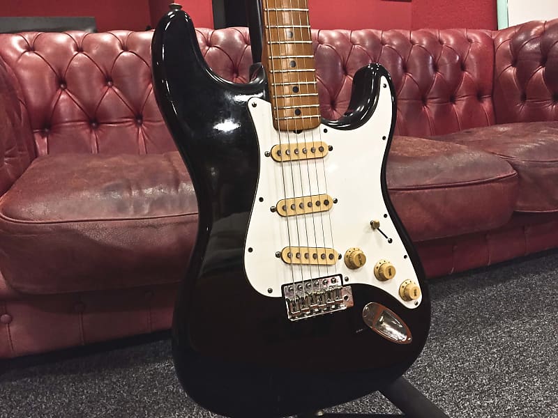 H.S. Anderson Strider H.S. ST60 Black Strat Made in Japan MIJ | Reverb
