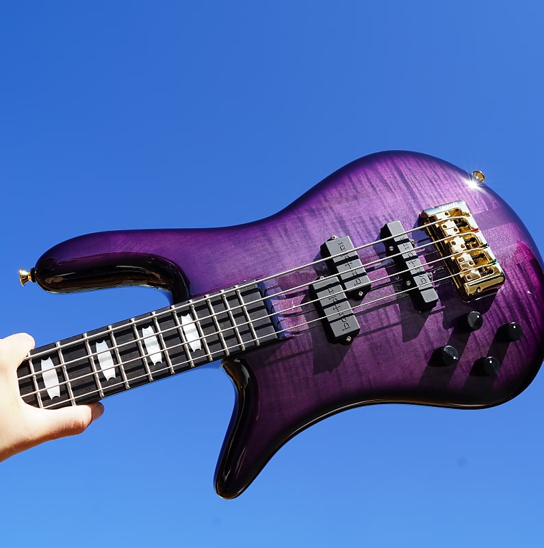 Spector Euro4LT - Violet Fade Gloss - EURO4LTVFGLH Left | Reverb