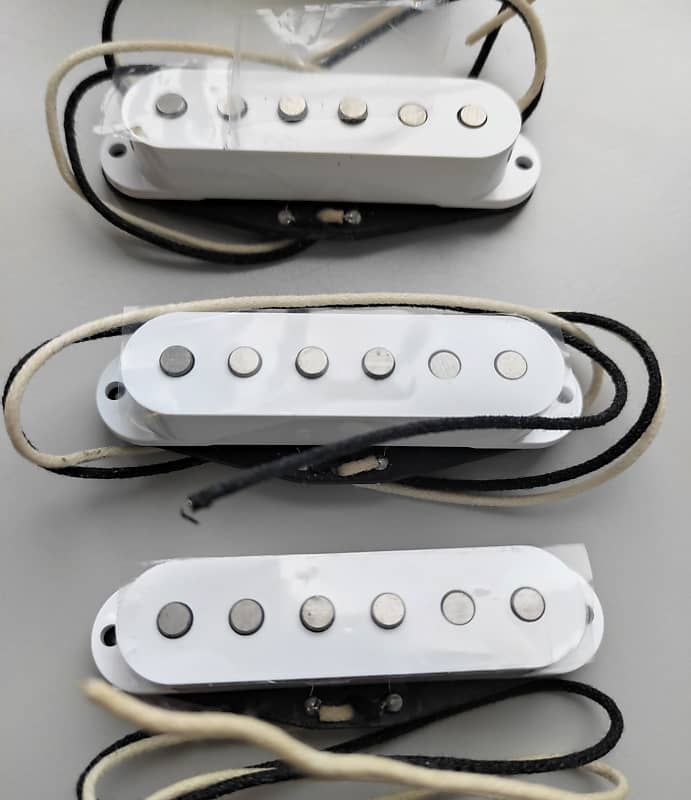 StewMac Golden Age Stratocaster pickup set - 2020's - White | Reverb