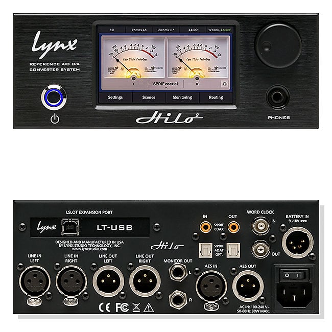 Lynx Hilo 2 USB AD/DA Analog Digital Converter and Interface | Reverb