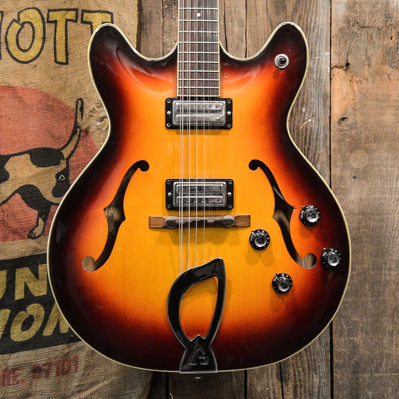 Guild Starfire XII 1966 Sunburst | Reverb