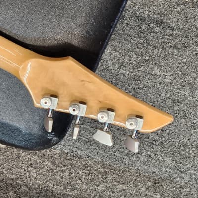 Carvin LB20 fretless bass 1993 - Koa Neck Thru Body with Case | Reverb