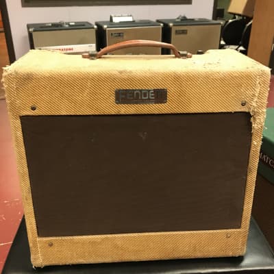 1954 Fender Deluxe 5D3 Wide Panel | Reverb