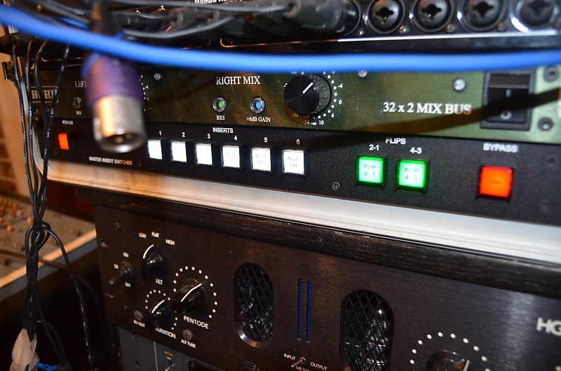 Custom Master Insert Switcher mix studio mastering console | Reverb